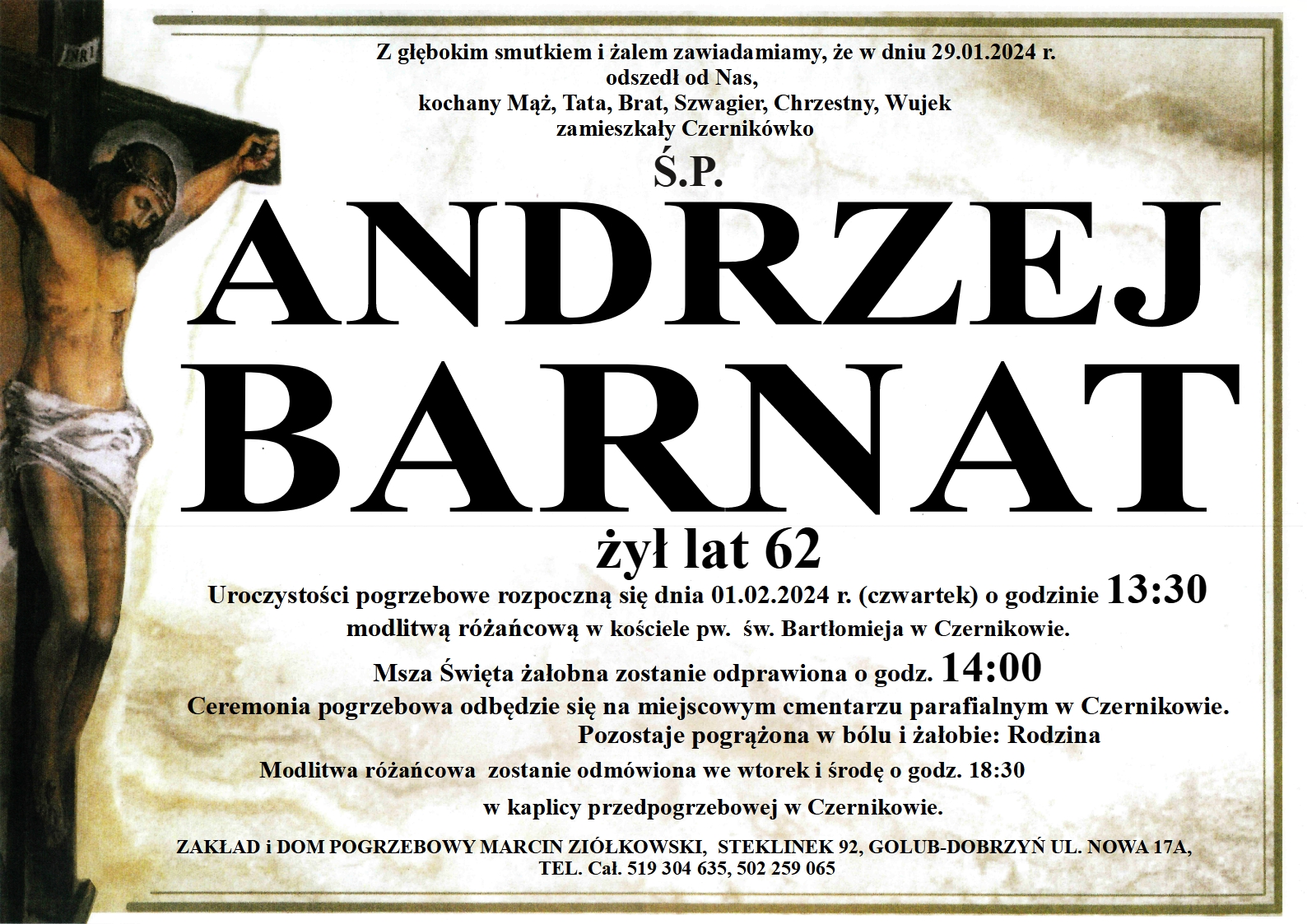 ANDRZEJ BARNAT - Pogrzeby Ziółkowski